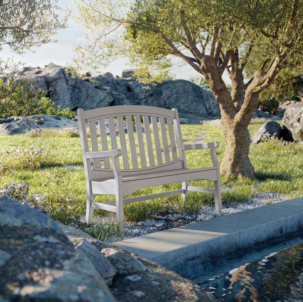 Chelsea Garden Bench45” W x 24” D x 40” H - Artifex